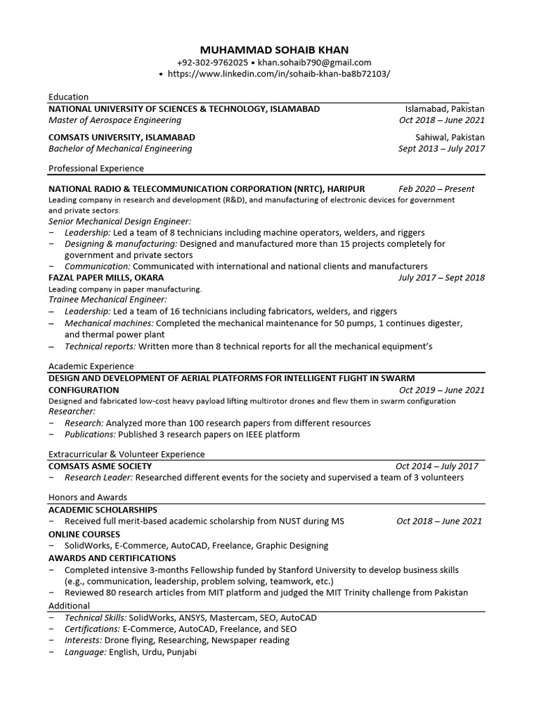 M - Sohaib - Khan - Sohaib Khan | PDF