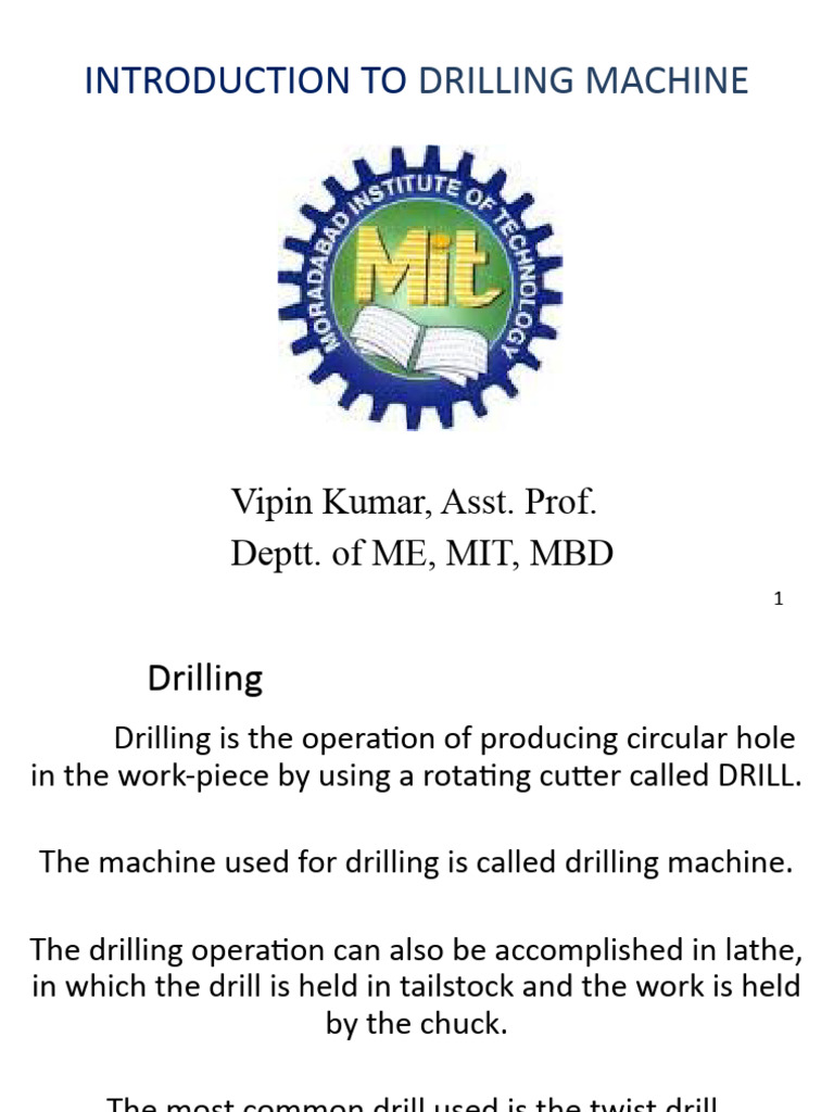 Drilling New Pdf Drill Drilling