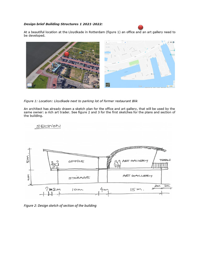 Building Structures 1: Design Brief 2021-2022 | PDF | Concrete | Deep ...