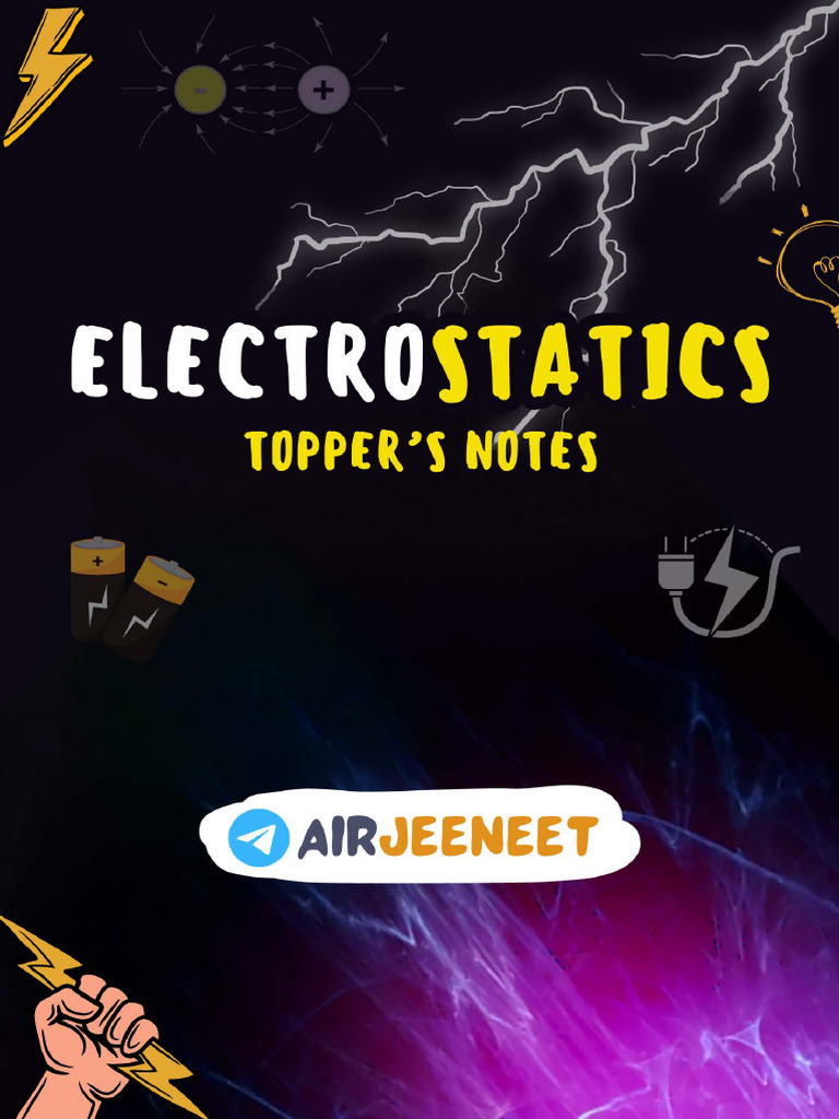 Class 12 Physics Electrostatistics | PDF | Electrostatics | Electromagnetism
