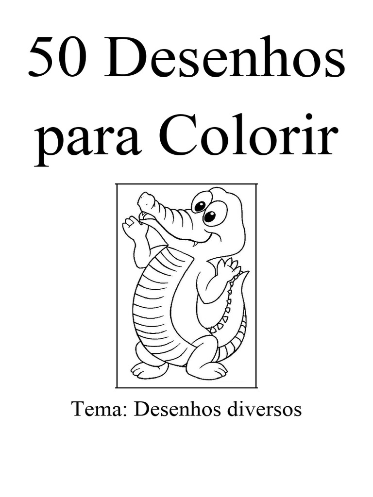 50 Desenhos para Colorir | PDF