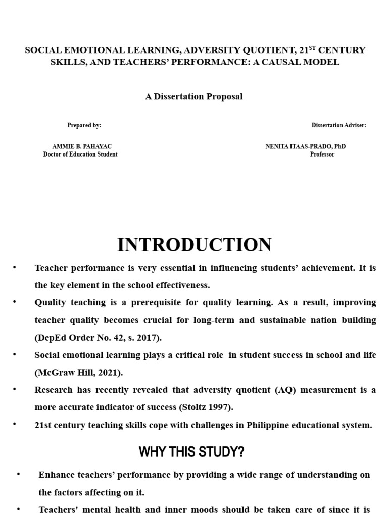 Causal Model of Teacher Performance | PDF | Teachers | Learning
