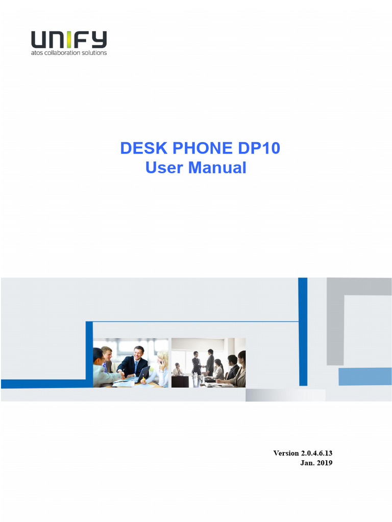 Unify - IP - Phones - Desk Phone DP10 - User - Manual - V4 - 6 - 13 ...