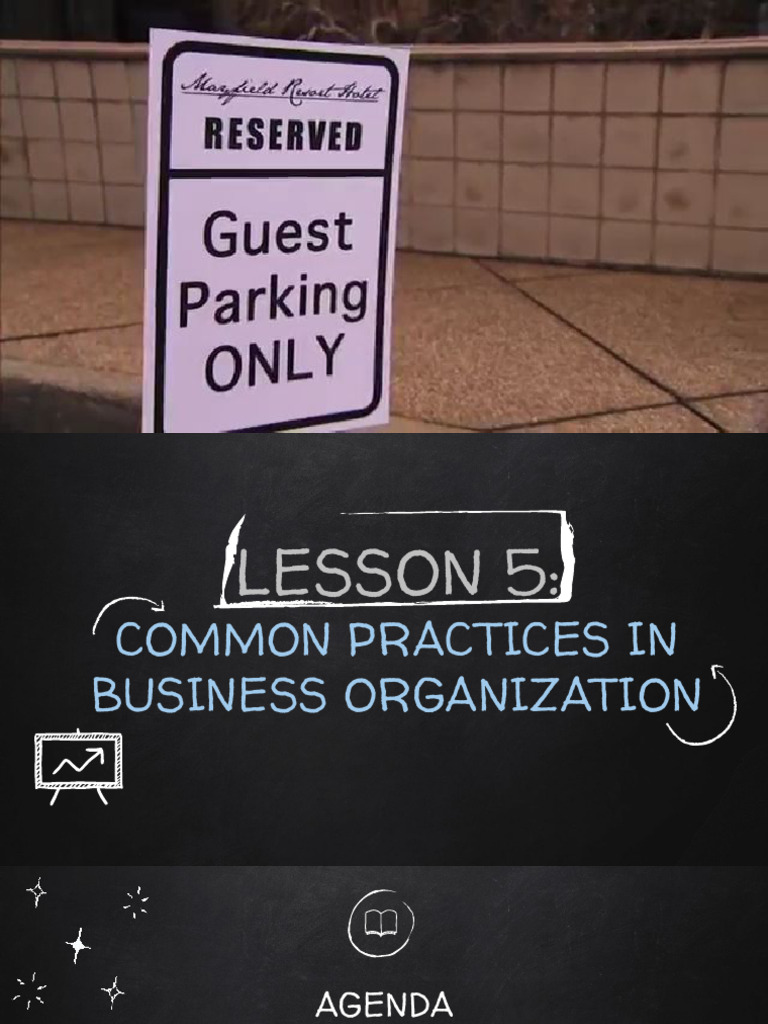 Lesson 5 Common Practice in Business Organization | PDF | Marketing ...