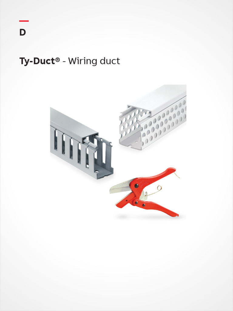 CABLE DUCK CATa | PDF | Duct (Flow) | Electrical Wiring