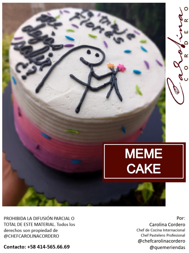 Meme Cake | PDF | Pasteles | Chocolate