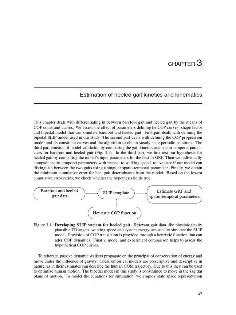 Estimation Of Heeled Gait Pdf Walking Euclidean Vector