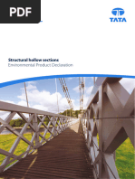 Tata Structura Steel Hollow Sections Guide | PDF | Structural Steel ...