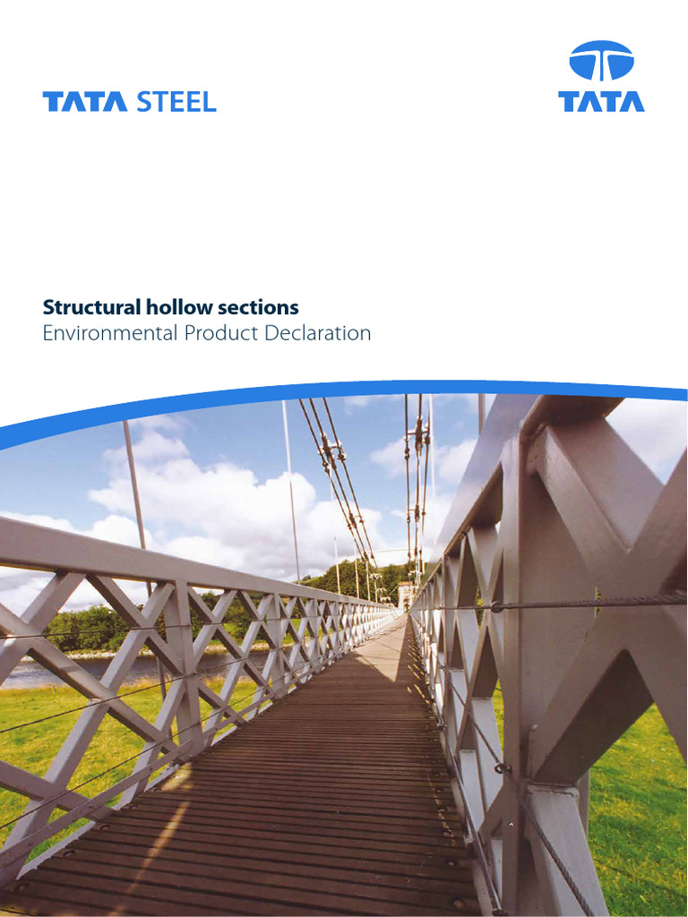 Tata Steel Structural Hollow Sections EPD EN | PDF | Life Cycle ...