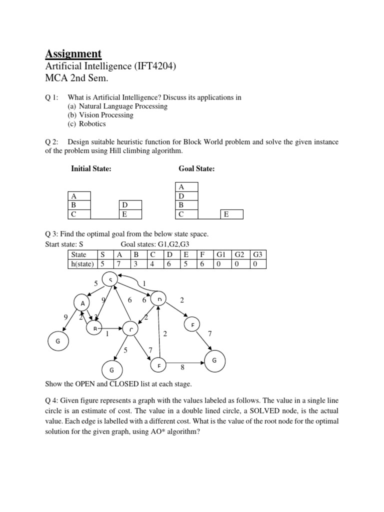 Assignments AI TH | Download Free PDF | Parsing | Artificial Intelligence