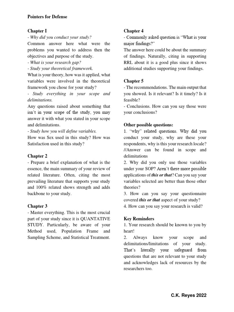 Pointers For Defense | PDF | Scope (Computer Science) | Theory