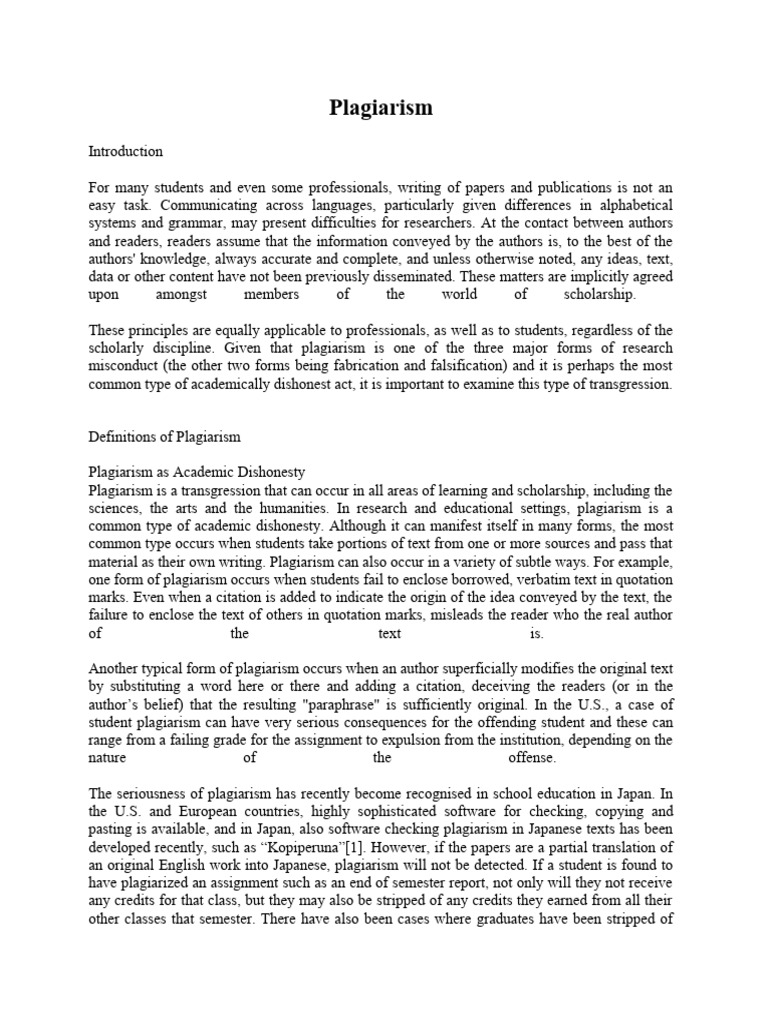 Plagiarism | PDF | Plagiarism | Neuron
