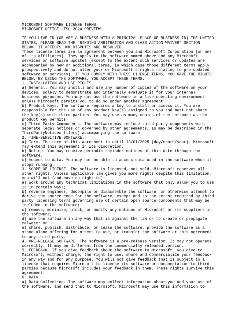 ClientPreview Eula | Download Free PDF | Arbitration | Software