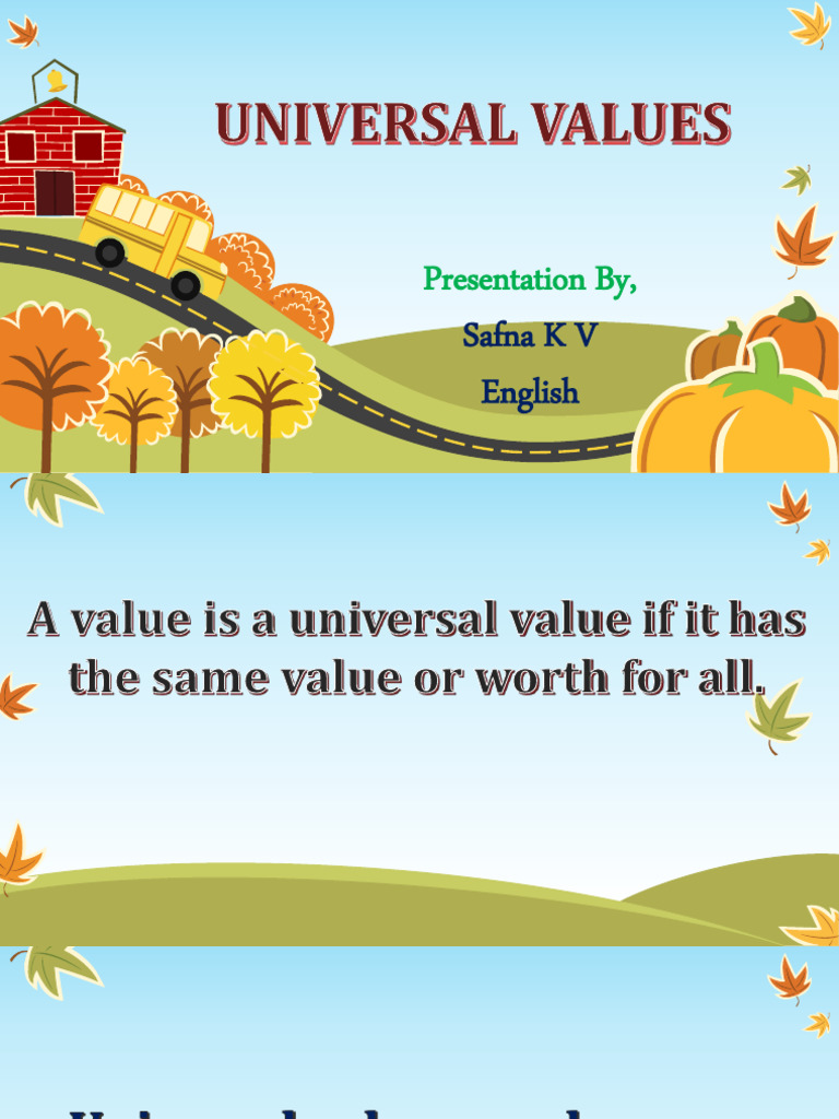 Understanding Universal Values and Rights | PDF