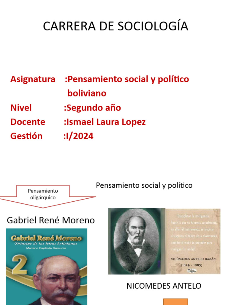 Nicomedes Antelo | PDF | Evolución | Bolivia