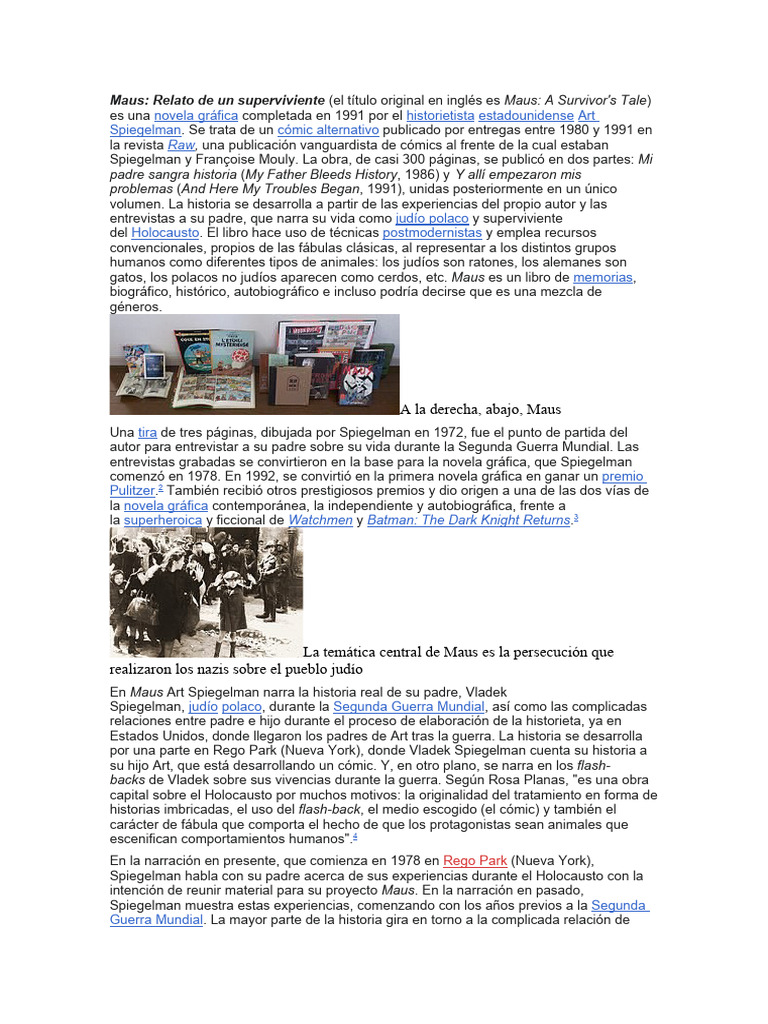 El Maus | PDF | Cómics