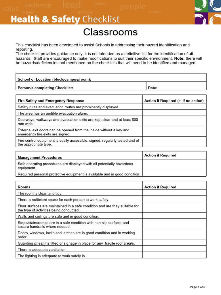 Classrooms | PDF | Emergency Evacuation | Door