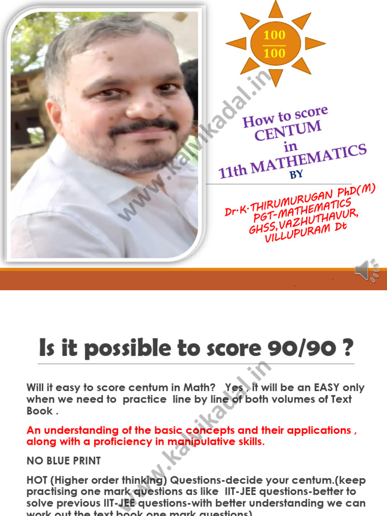 11th Maths Pass Mark Guidelines | PDF | Mathematics | Mathematical Analysis