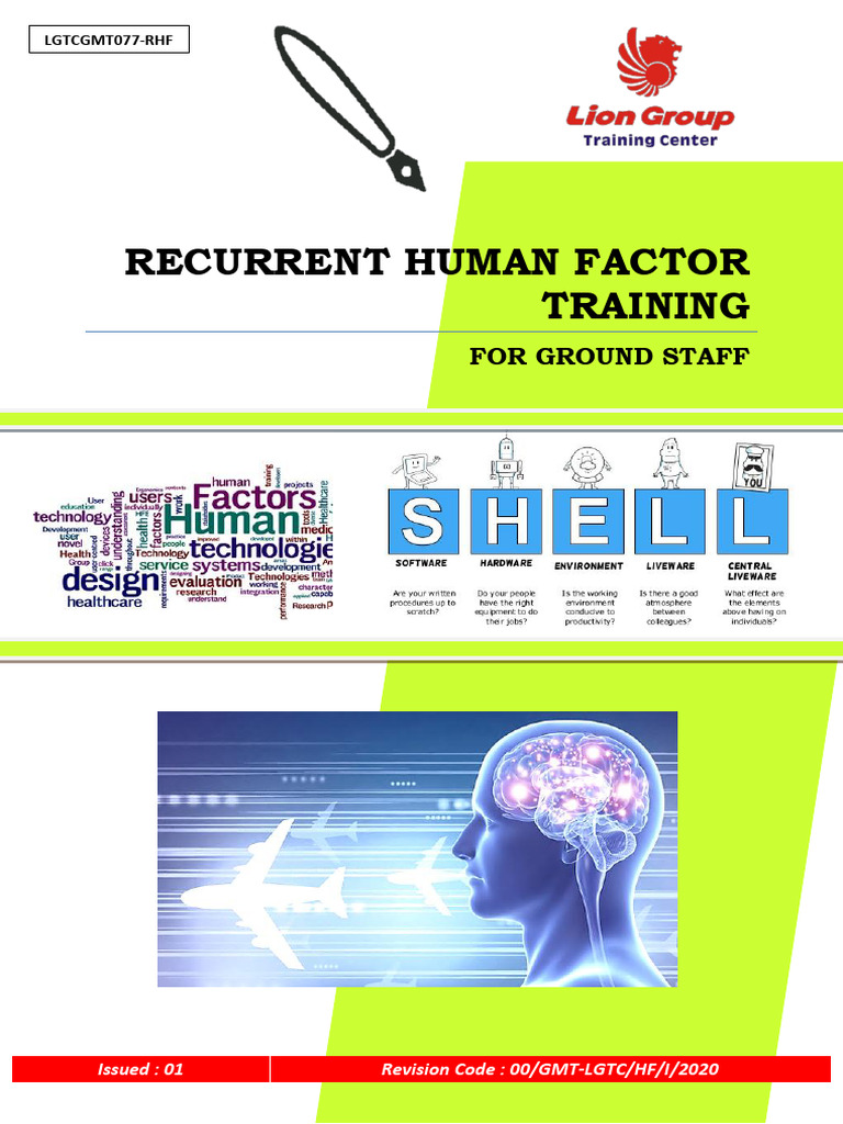 Course Material Recurrent Human Factor Training Rev. 00 - 2020 | PDF ...