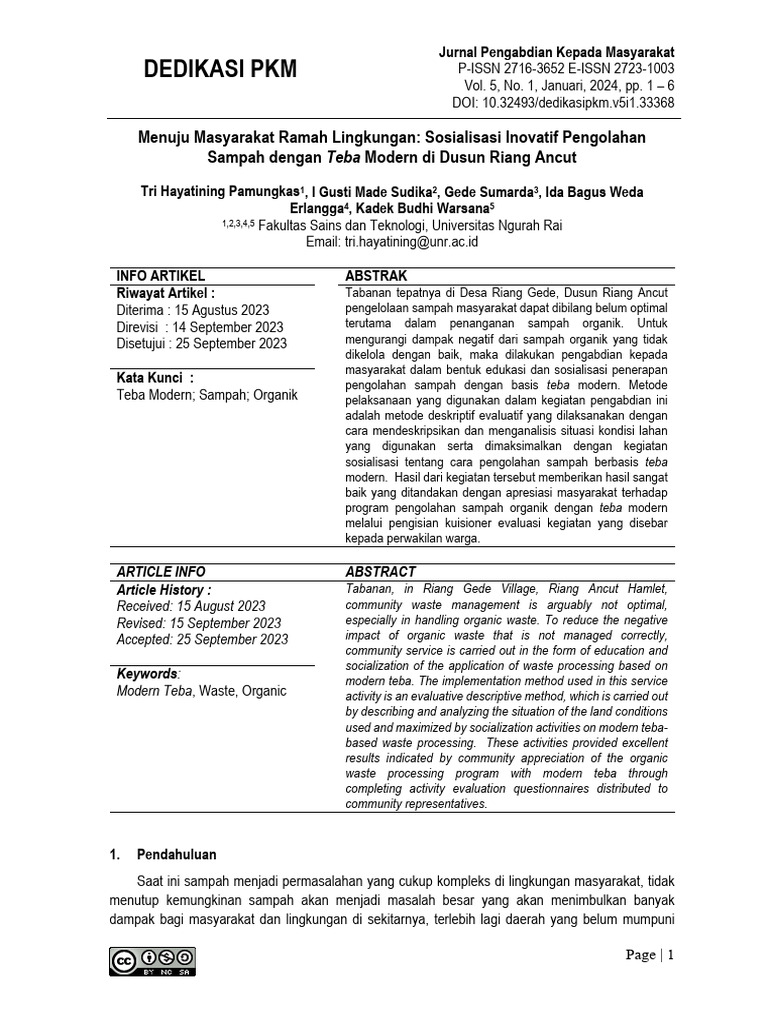01 Tri Hayatining Pamungkas Hal 1-6 | PDF