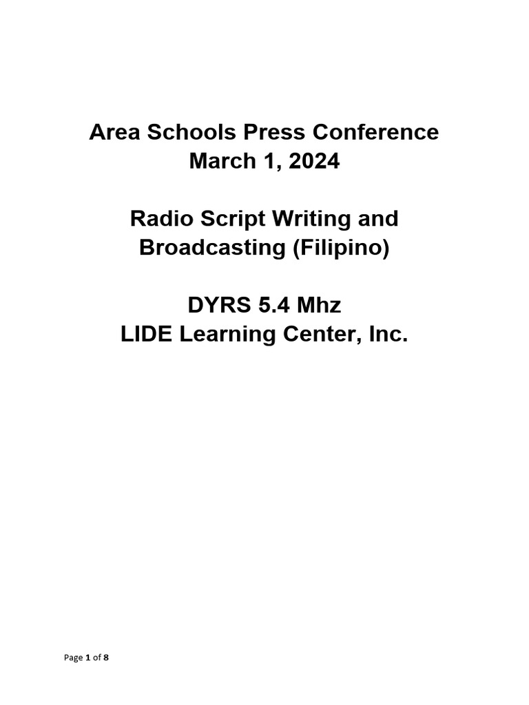 General Script Workshop | PDF