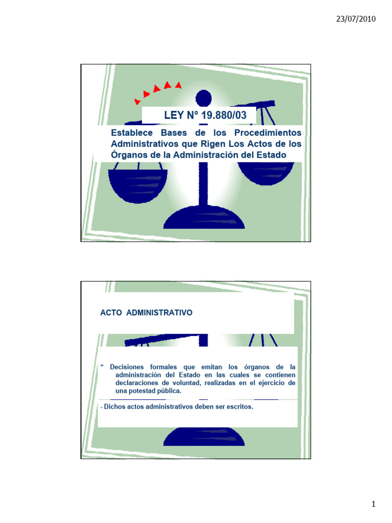 Ley 19880 | PDF | Ley administrativa | Justicia