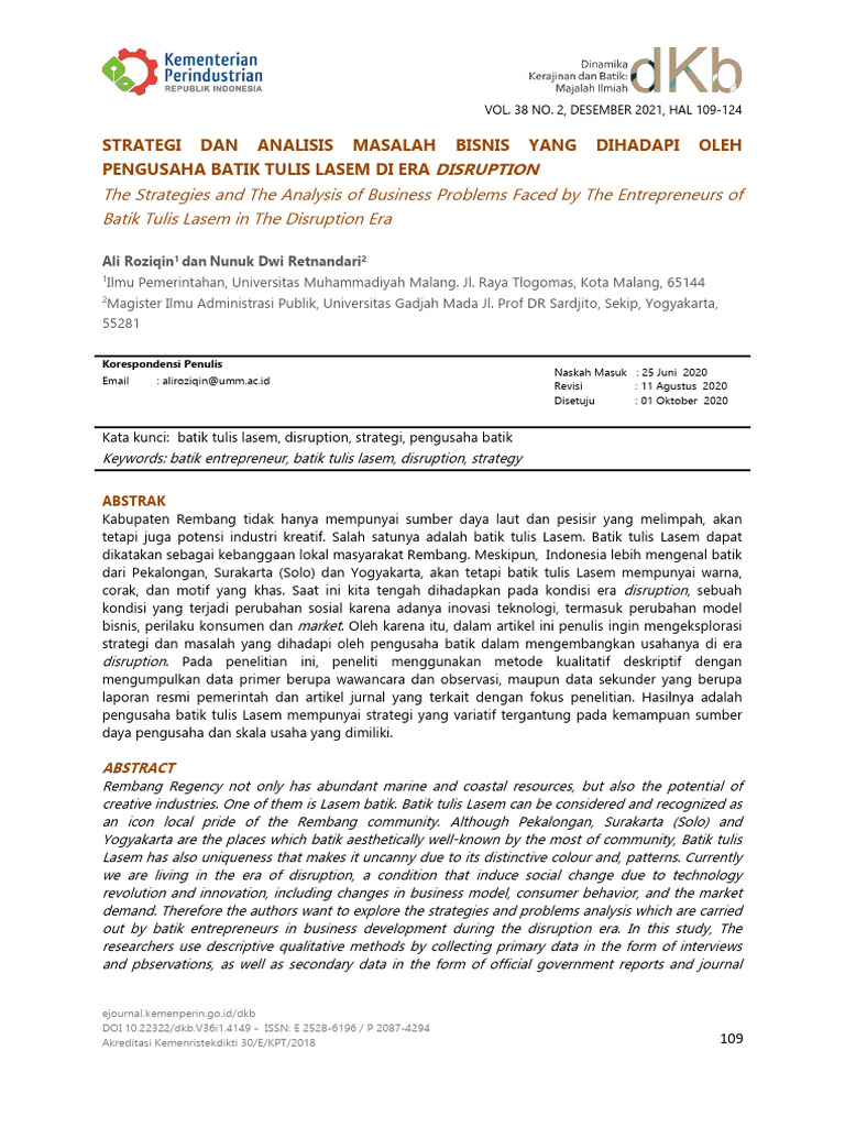 Strategi Dan Analisis Masalah Bisnis | PDF