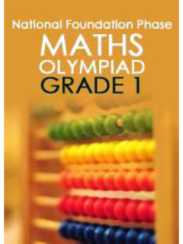 1.national Foundation Phase Maths Olympiad G-1 | PDF