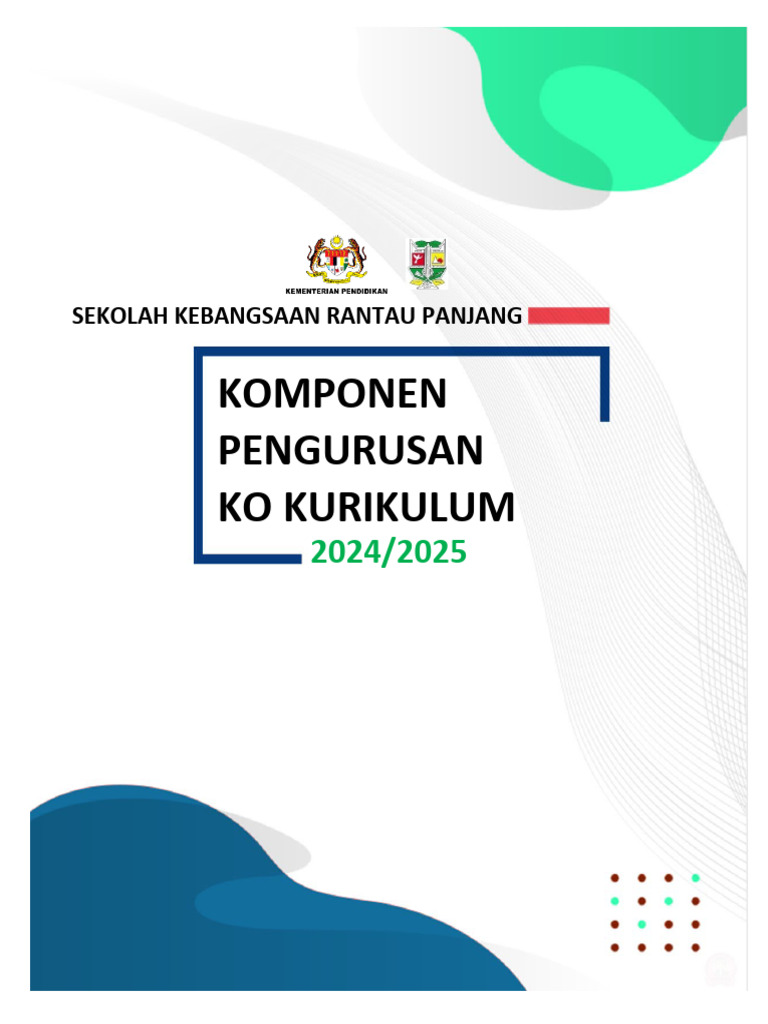 Buku Pengurusan Sekolah-Bahagian E-Komponen Kokurikulum | PDF
