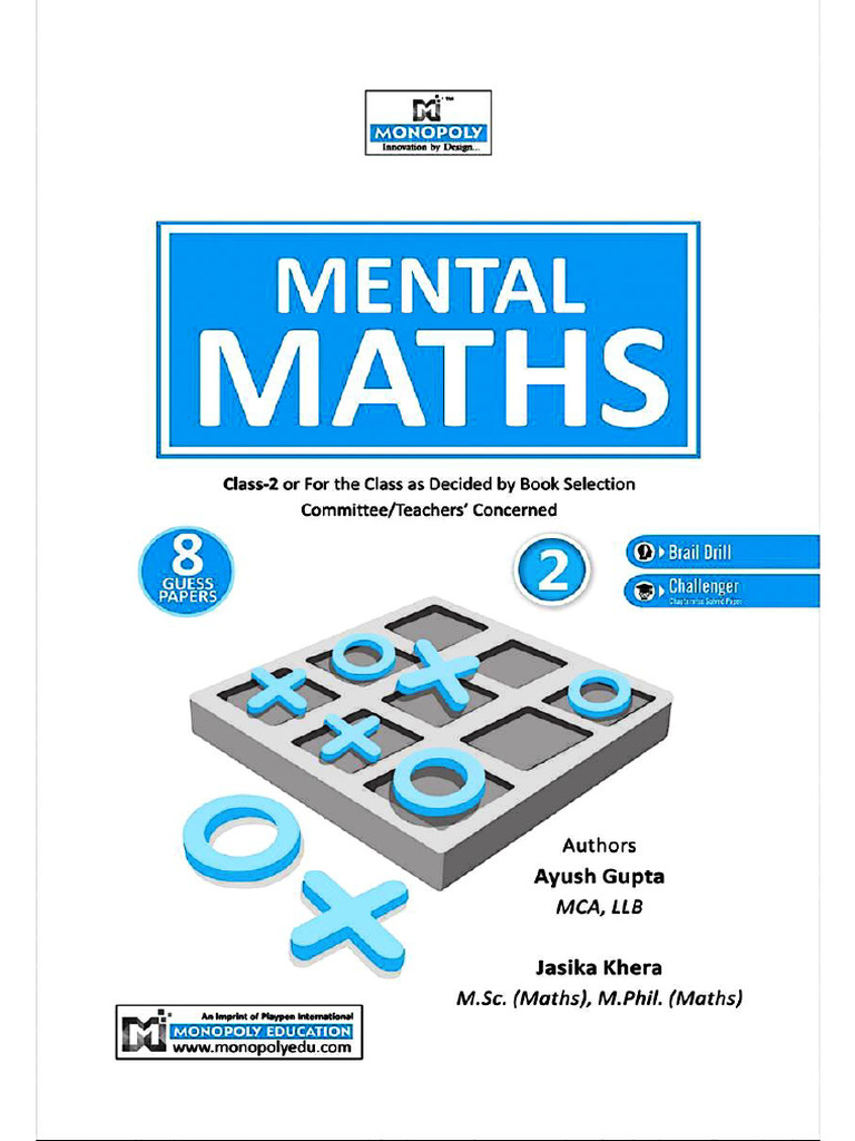 Mental MATH Book-2 | PDF