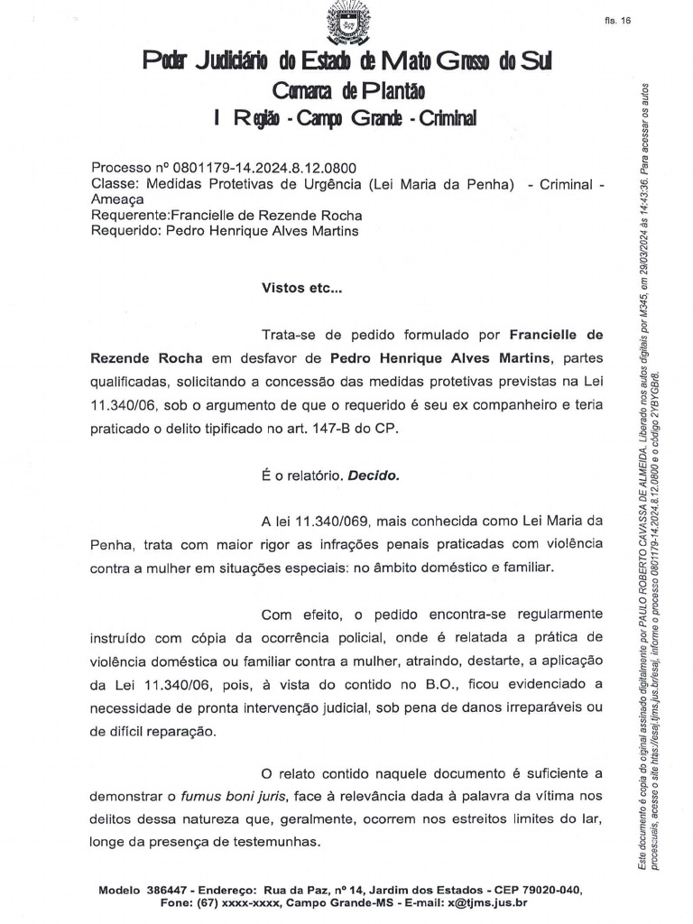 Pedro Mandado Judicial | PDF