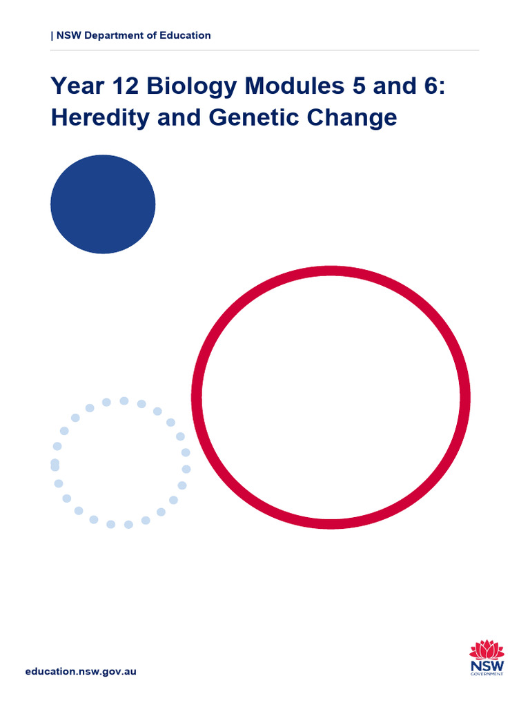 Science s6 Biology Module 5 and 6 Guide | PDF | Genetics | Reproduction