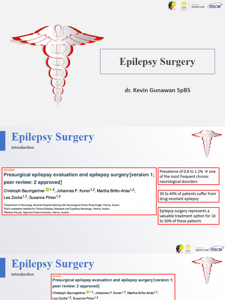 Epilepsy Surgery Pdf Epilepsy Human Diseases And Disorders