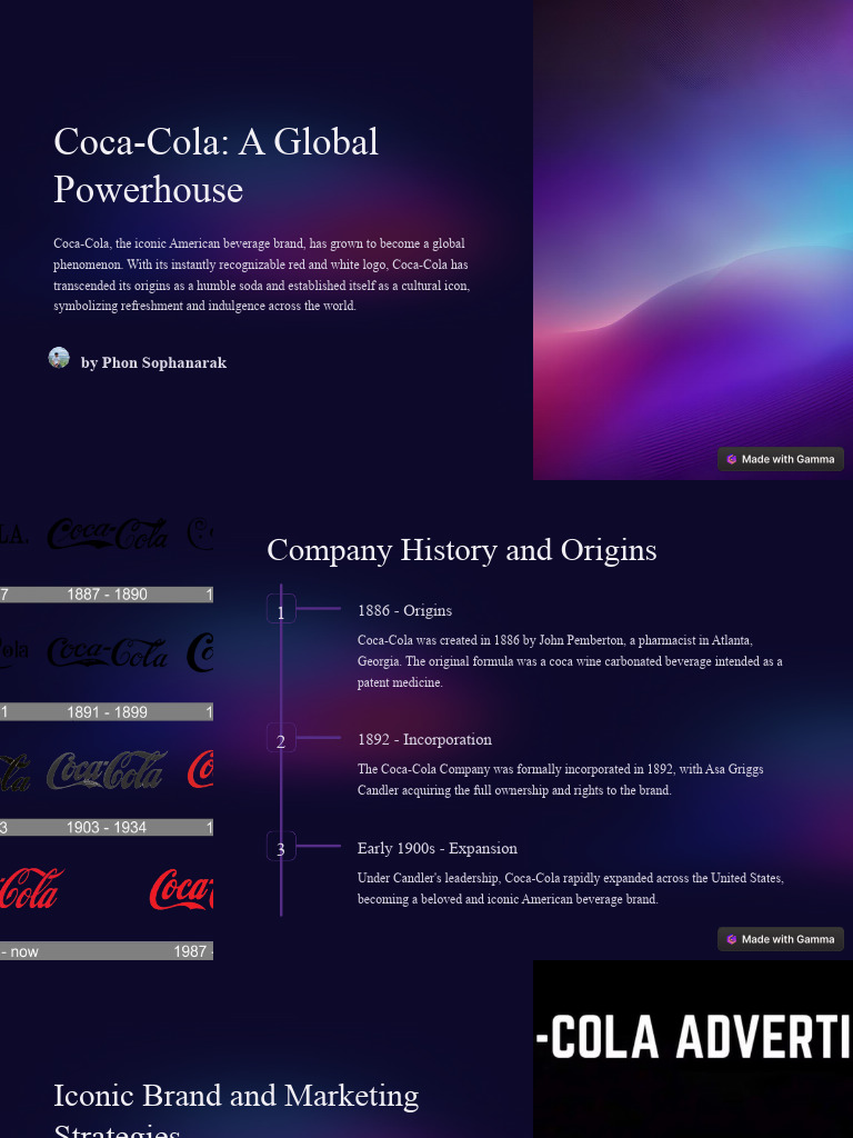 Coca Cola A Global Powerhouse | PDF | The Coca Cola Company | Coca Cola