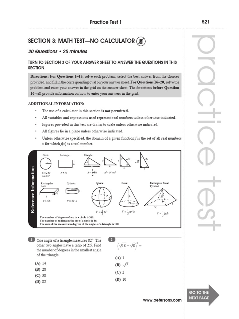Co Tam 2 Practice Test 1 Math | PDF | Fuel Economy In Automobiles | Decimal