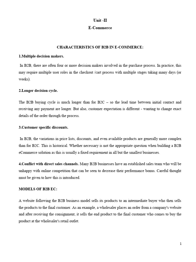 Ec Ii | PDF | Electronic Data Interchange | E Commerce