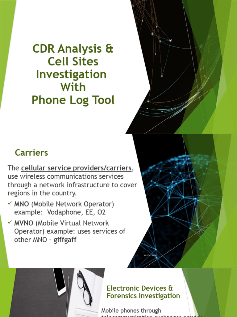 CDR Analysis for Mobile Forensics | PDF | Cellular Network ...