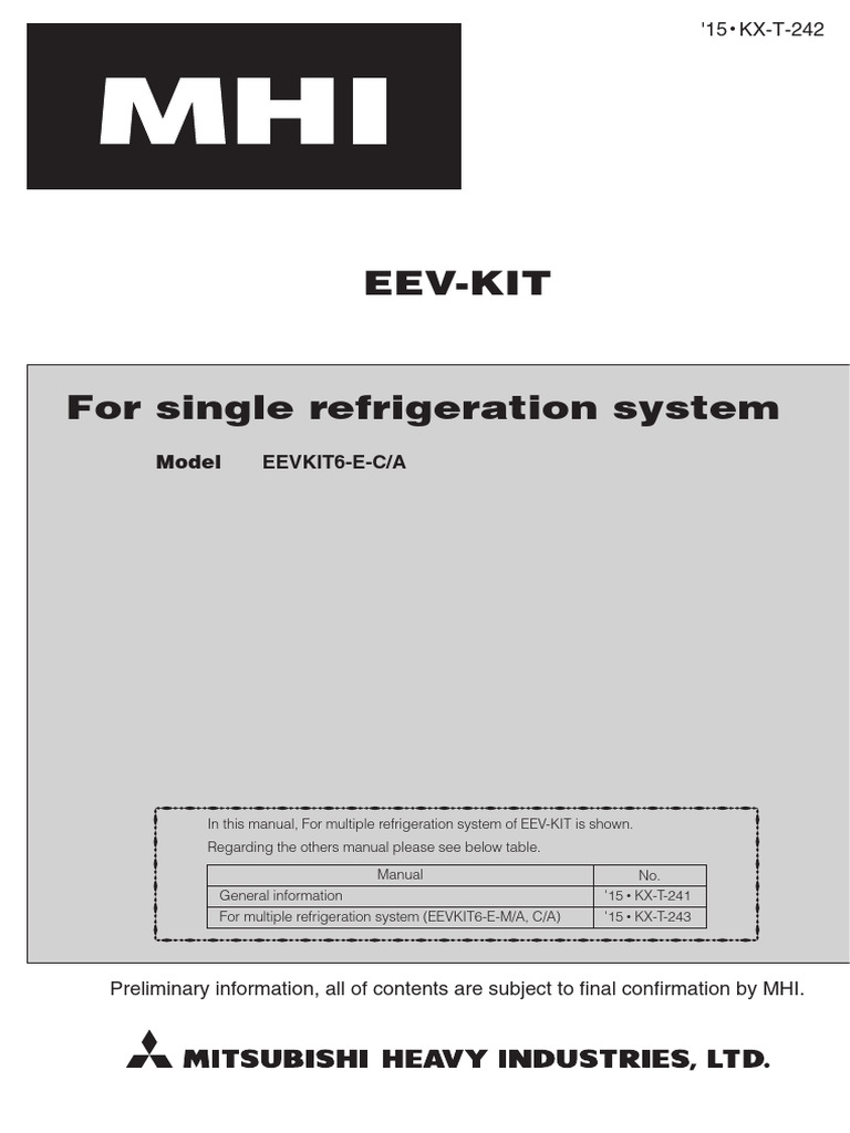 Eev-Kit: Eevkit6-E-C/A | PDF | Electrical Connector | Refrigeration