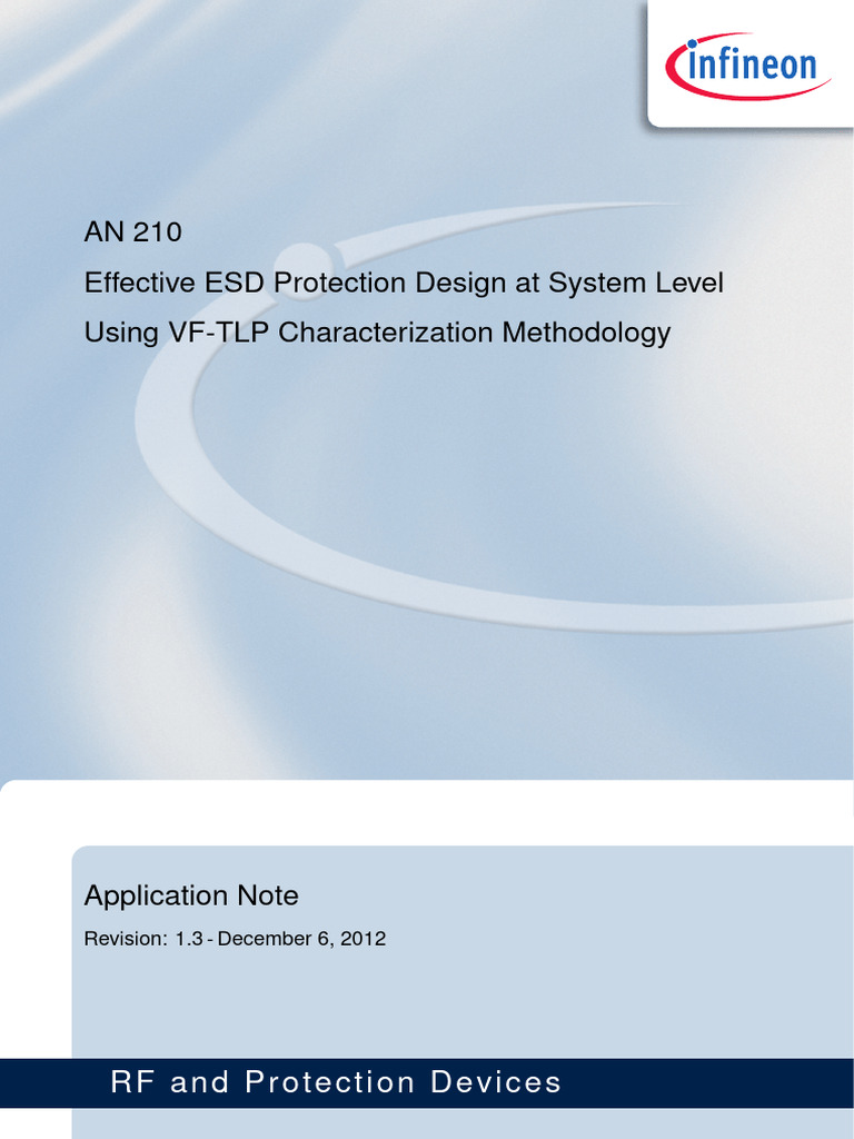 AN 210 Effective ESD Protection Design at System Level Using VF-TLP ...