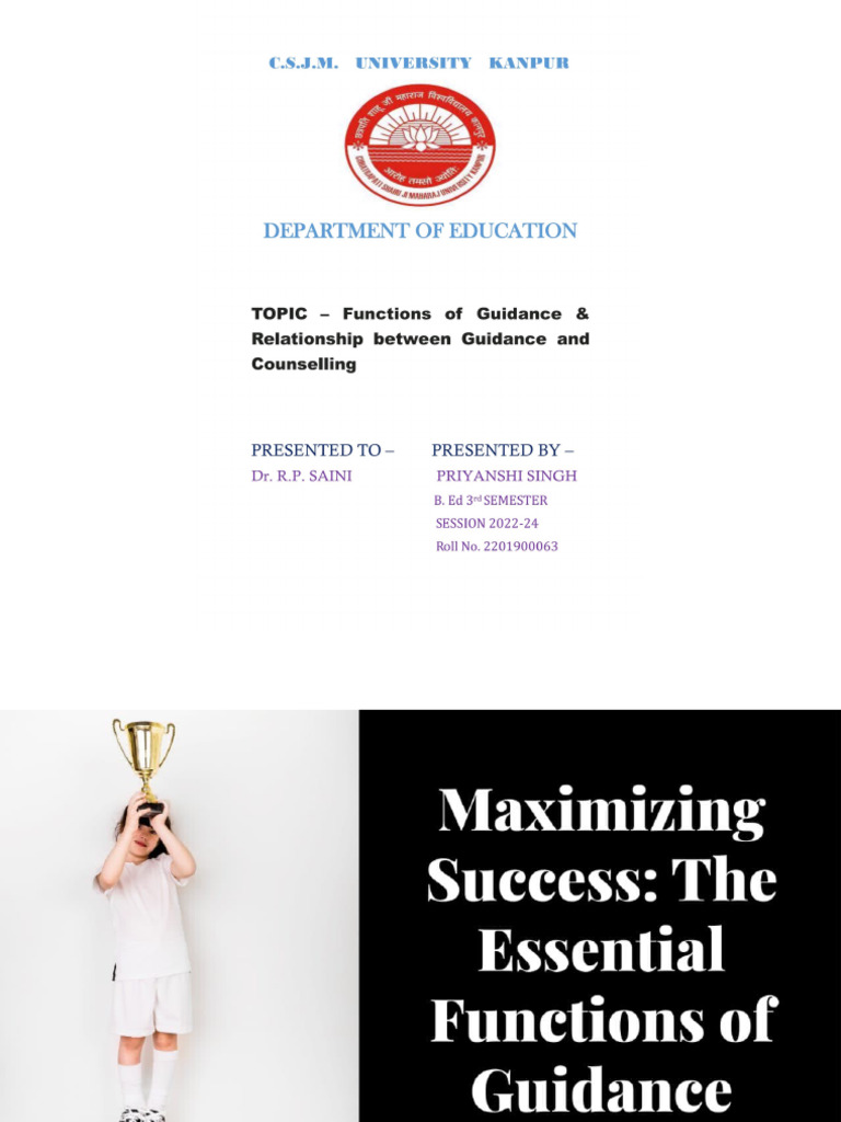Guidance and Counseling | PDF