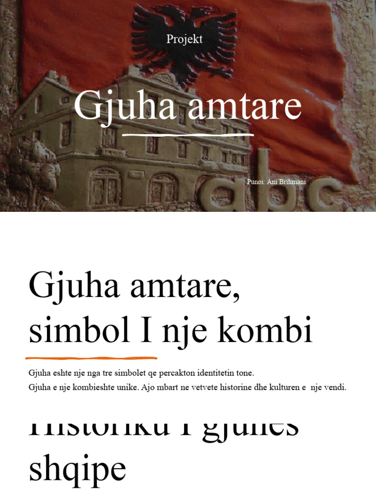 Gjuha Amtare | PDF