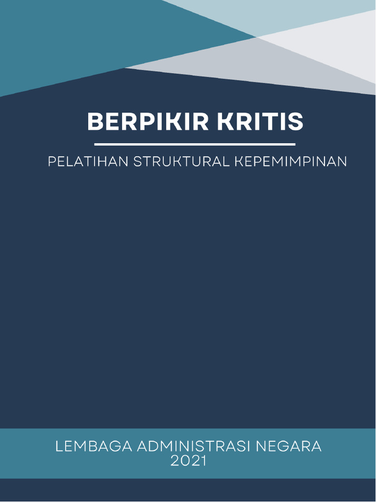 Berfikir Kritis | PDF