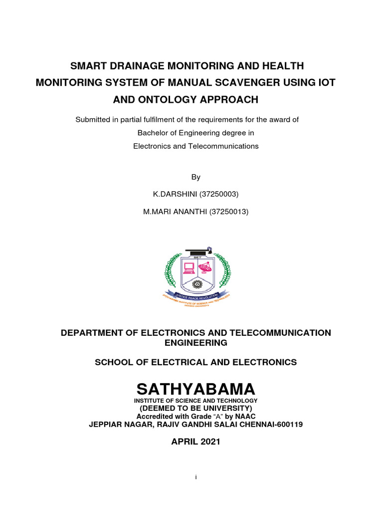 B.E Etce Batchno 3 | PDF | Arduino | Internet Of Things