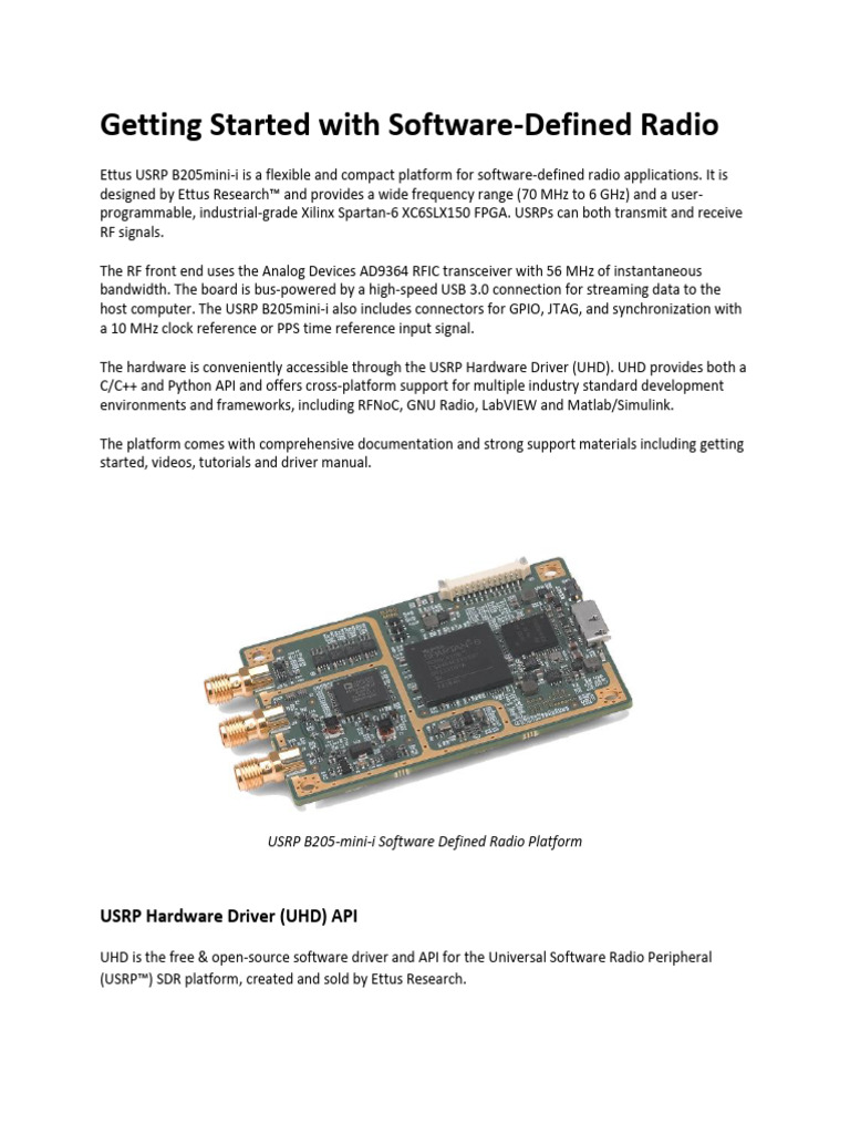 Digilent - Getting Started With Software Defined Radio | Download Free ... Digilent - Getting Started With Software Defined Radio | Download Free ...