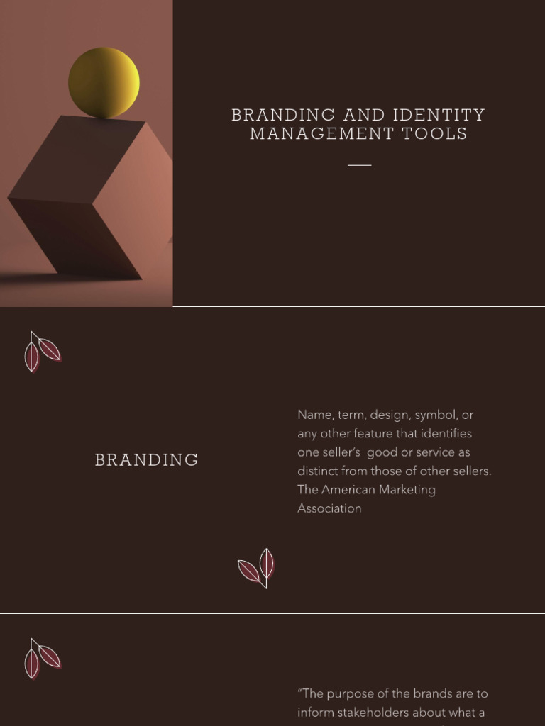Branding - Identity Tools | PDF | Brand | Investing