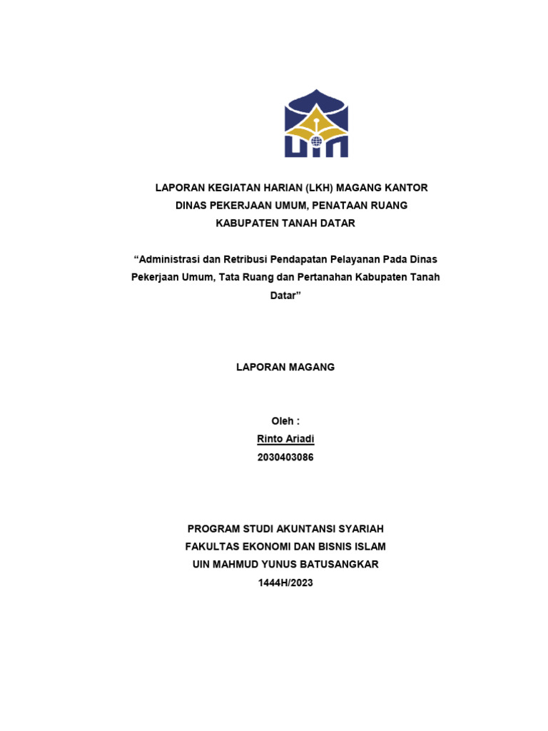 Laporan Magang | PDF