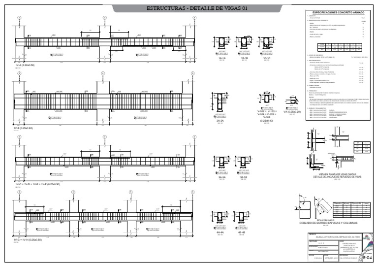 04 - Vigas 1 | PDF | Albañilería | Sector secundario de la economía