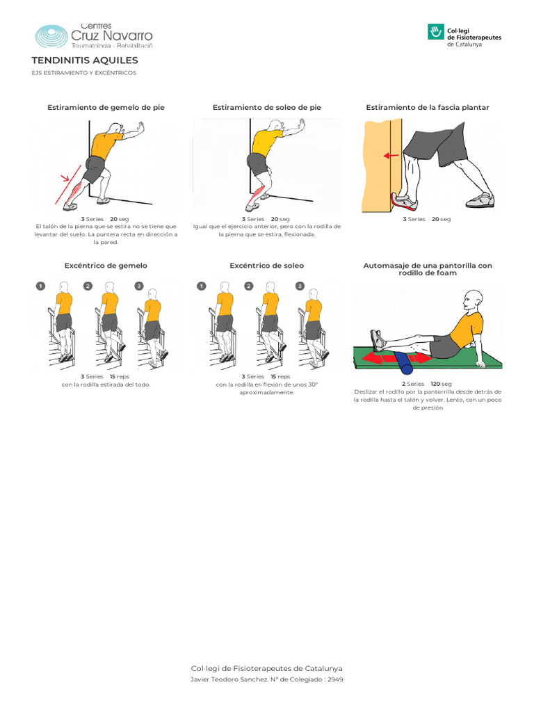 Ejs Tendinitis Aquiles | PDF