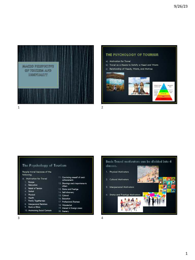 Macro Perspective BSTM 1 | PDF | Cost Of Living | Tourism