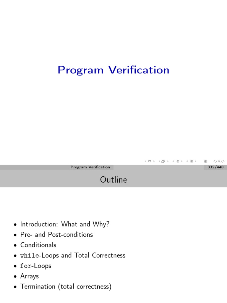 Verification | PDF | Computer Program | Programming
